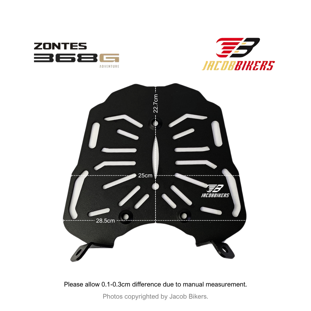 Zontes 368G ZT368G Tailstock | Load 15kg | Rear Rack | Top Box Support ...