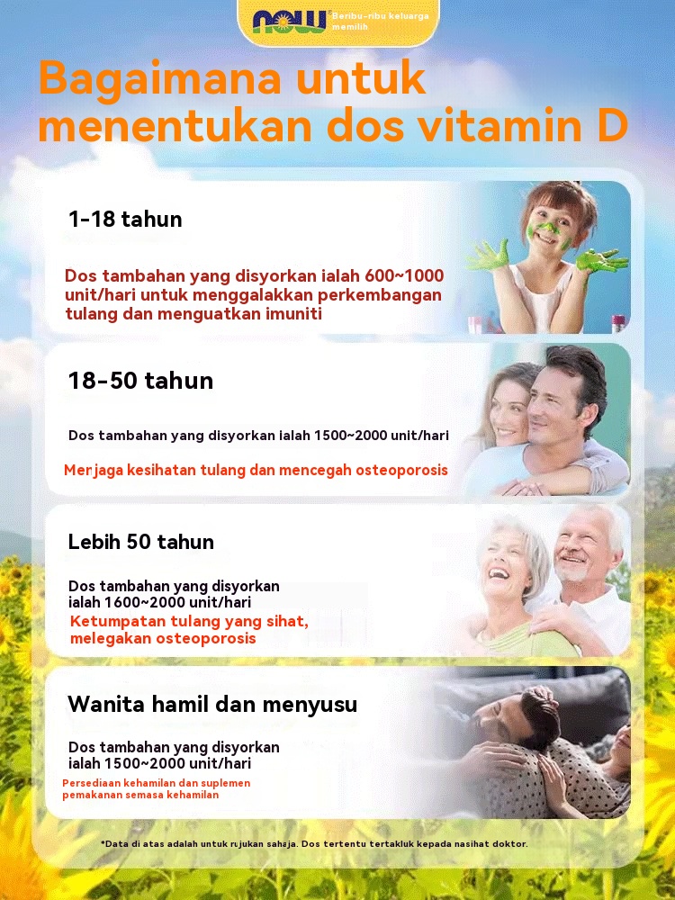 Now Foods, Vitamin D-3 1000 IU / 2000 IU / 5000 IU / 10000 IU / 50000 IU / 120 | 240 | 360 ...