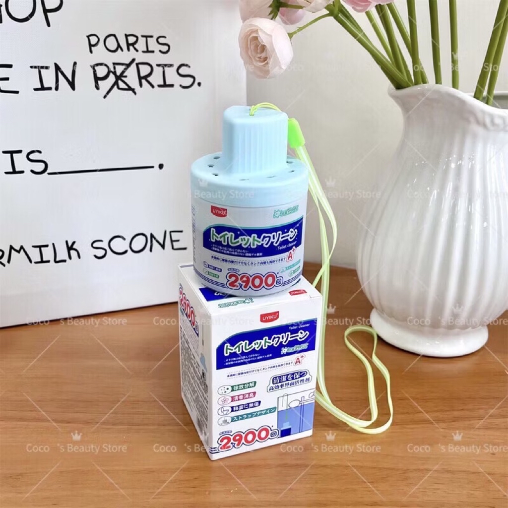 Japan UYIKU Toilet Flush Automatic Cleaner 2900 times马桶自动抗菌除臭清洁剂 99% ...