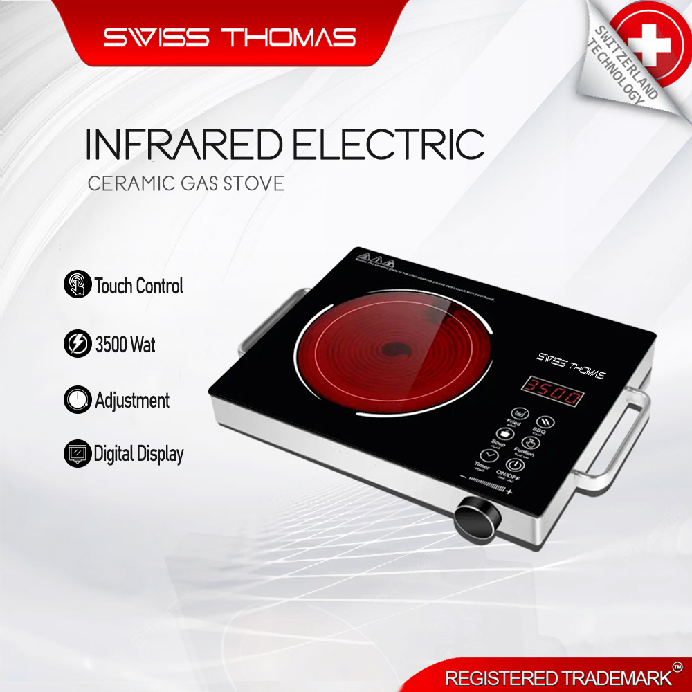 Swiss Thomas Infrared Ceramic Induction Hob – High Power Electric ...