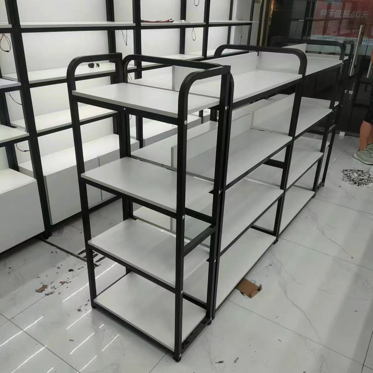 Display Rack Rak Paparan Rak Tengah Berkualiti Pelbagai Warna Papan Rak ...