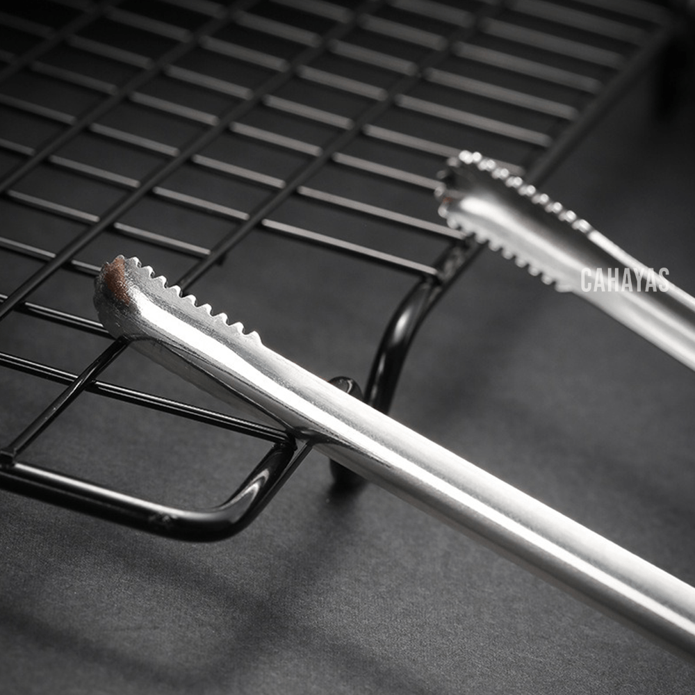 [Stok M'sia] [New Design] Penyepit Makanan Tong Multipurpose Stainless ...