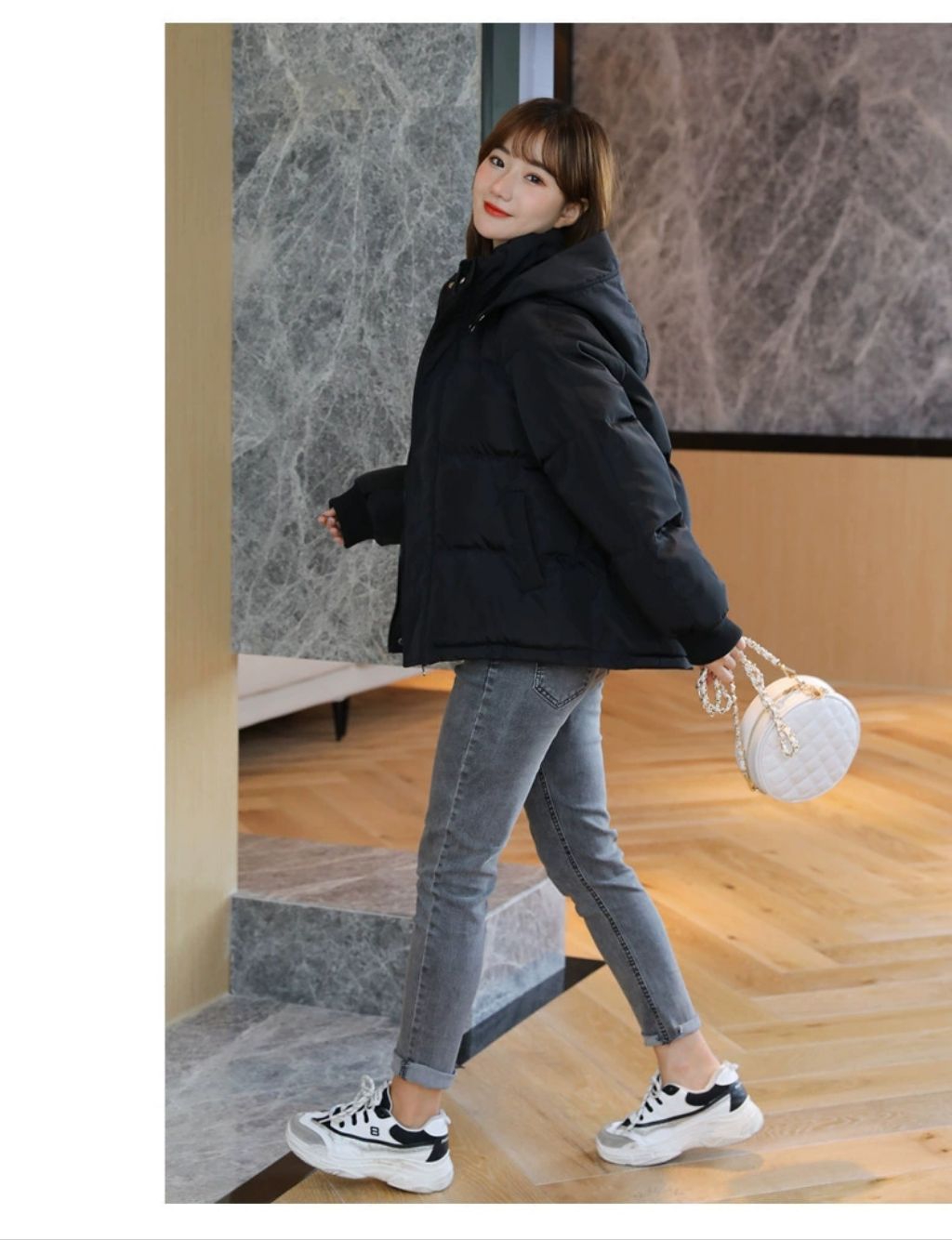 Women Light Puffer Down Jacket Uniqlo Warm Winter Snow Coat | 冬季保暖羽绒服女 ...