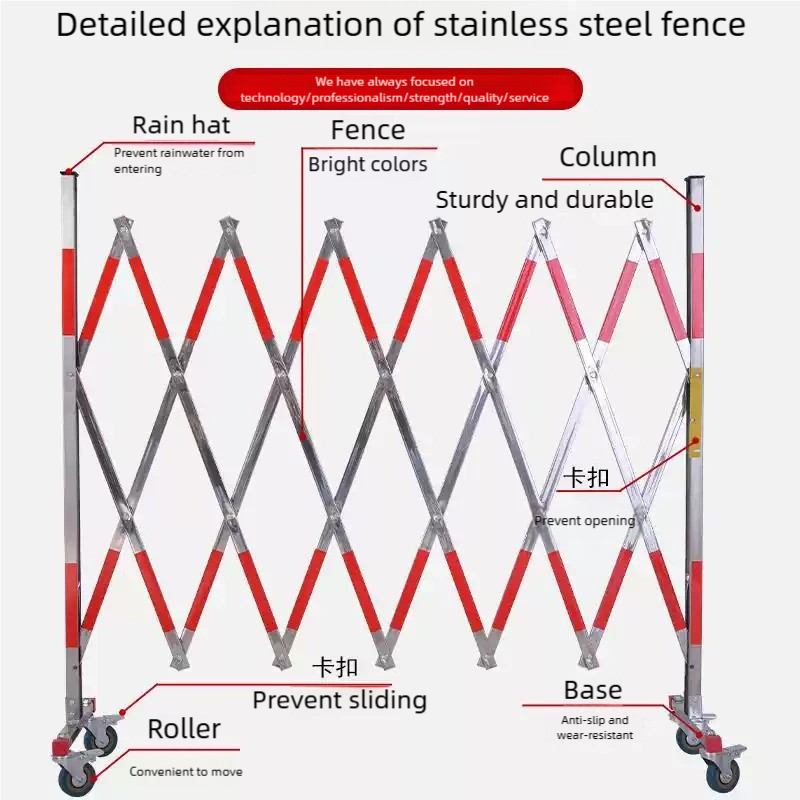2X STRONG Expandable Barrier Gate/Telescopic Fence/Stainless Steel ...