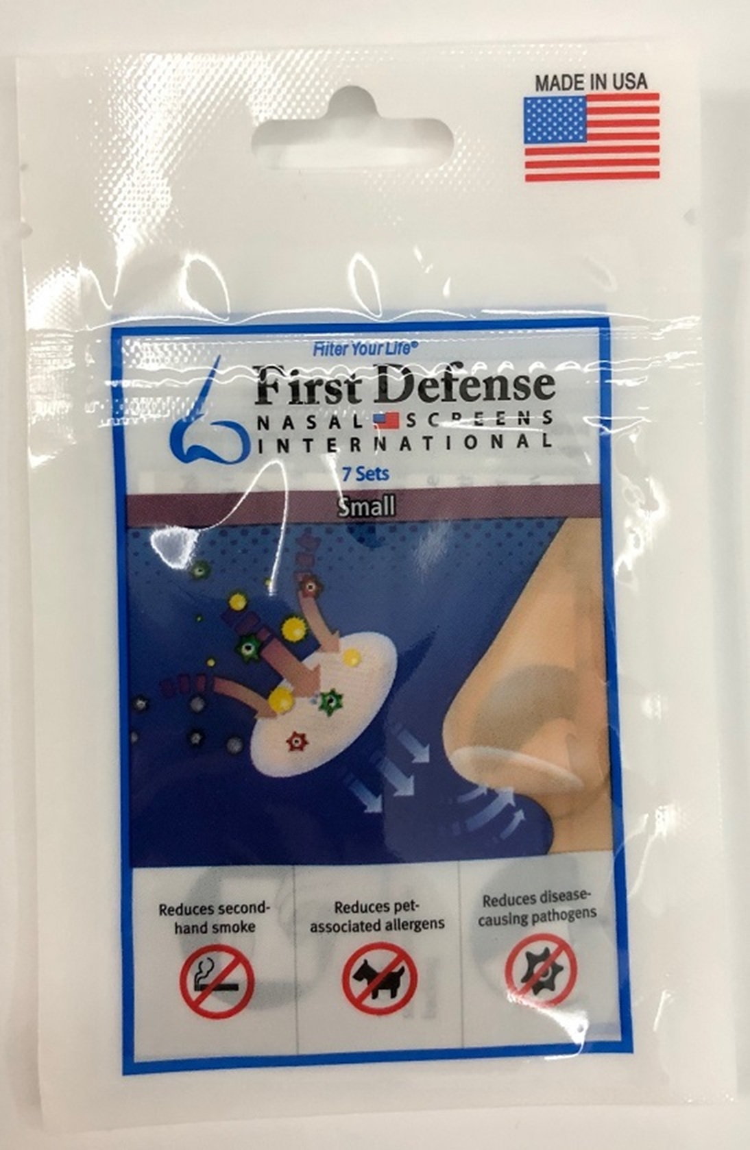 Nasal Air Filtration, nostril filter, One pack (7 pairs of nose filter ...