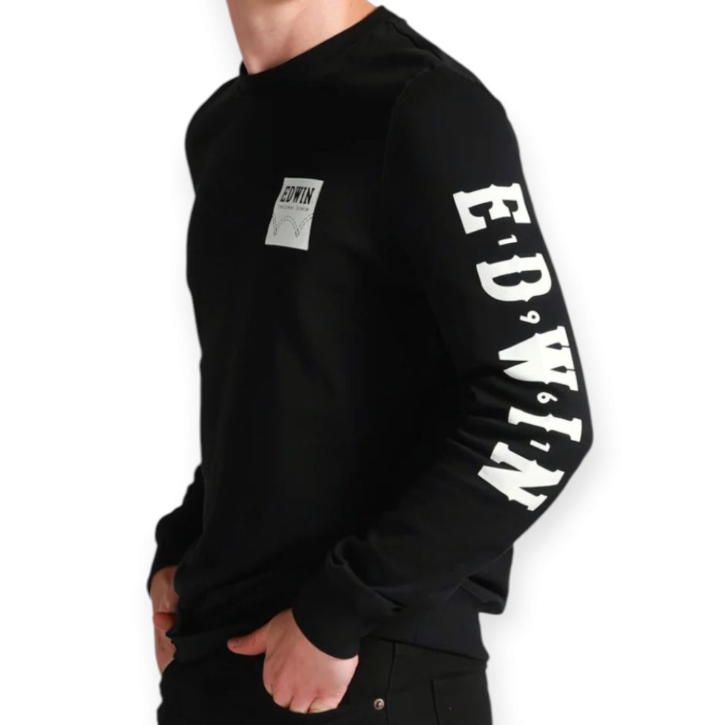 Original EDWIN Men's graphic Long t shirt 7488 1937 | Shopee Malaysia