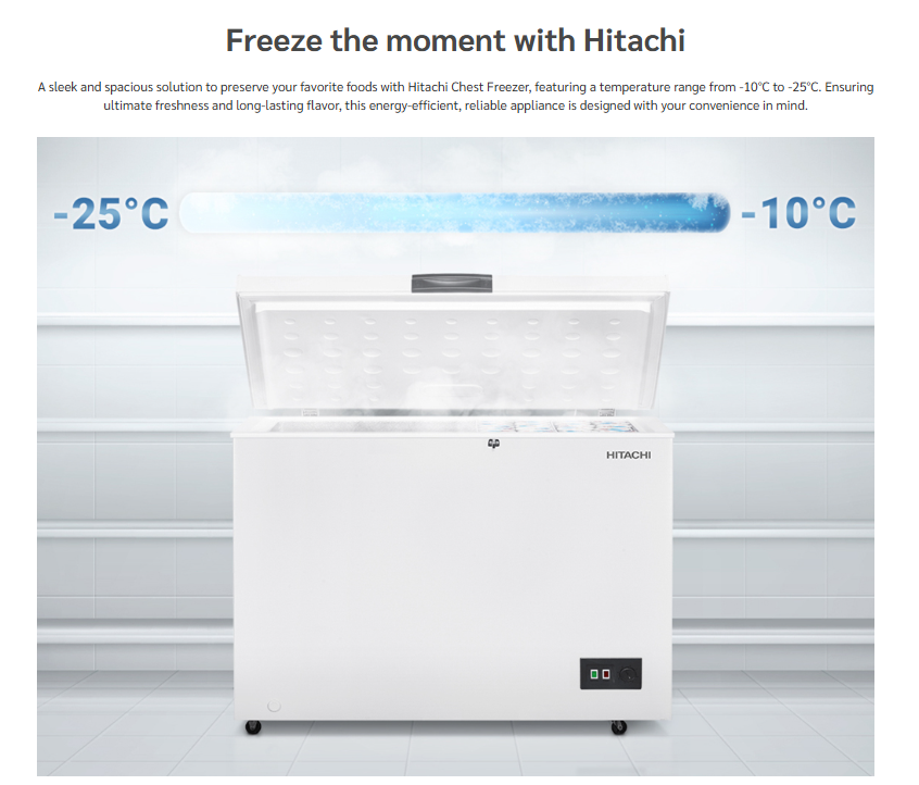 Sharp Dual Function Chest Freezer (160L) SJC168 / Hitachi (145L) Chest ...