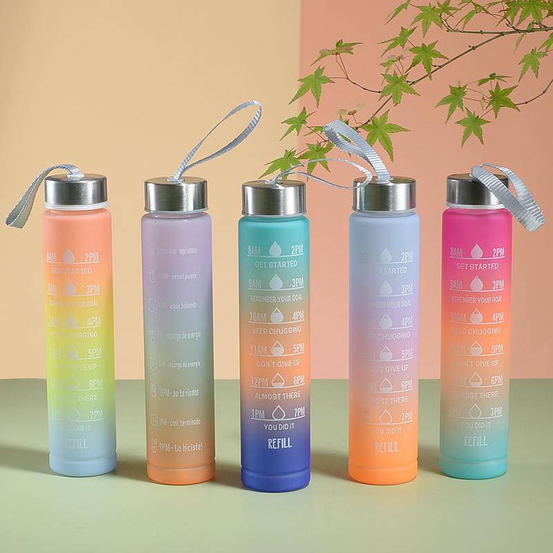 Gradient Bottle (3-in-1) - Portable Plastic Water Bottle with Food ...