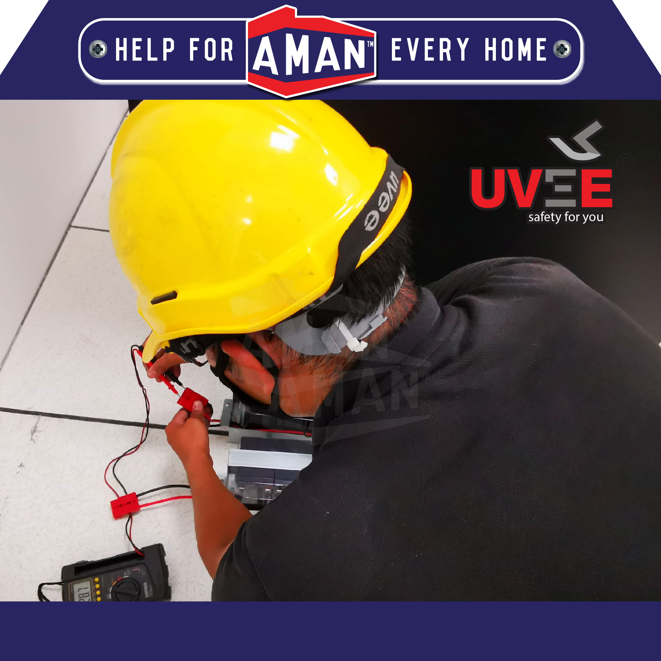UVEE Professional Safety Helmet Heavy Duty Helmet Sirim Topi Keledar ...