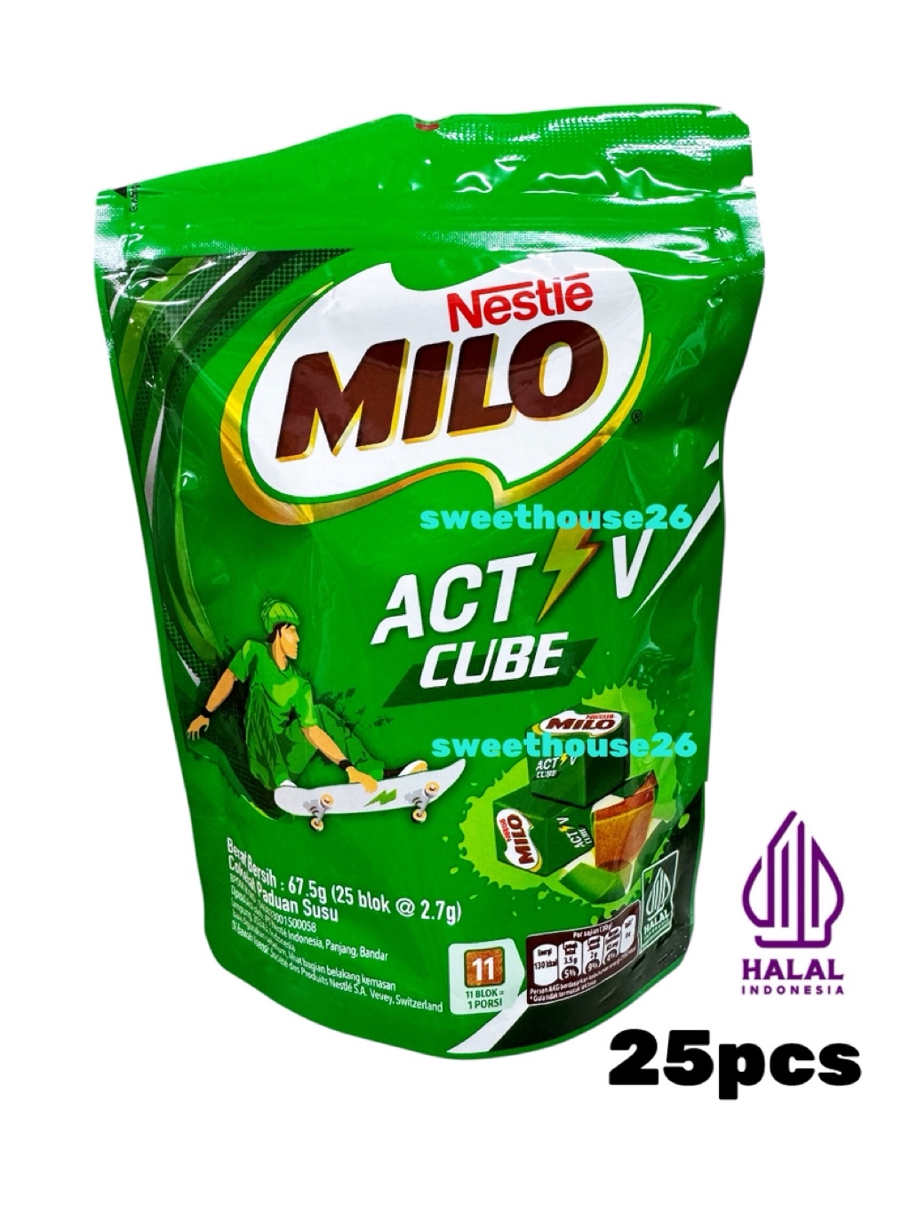 Nestle Milo Coklat Cube Chocolate 25pcs（Halal） | Shopee Malaysia