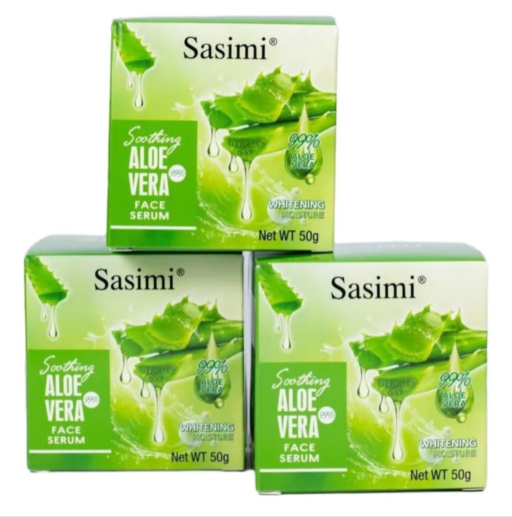 SASIMI SOOTHING MOISTURE ALOE VERA FACE CREAM 50G (S-12094) | Shopee ...