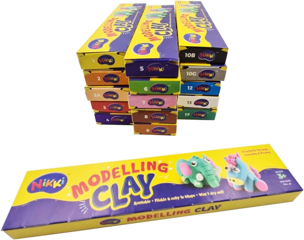 AKINA SAVE Borong 200pcs Nikki Modeling Clay Plasticine Tanah Liat ...