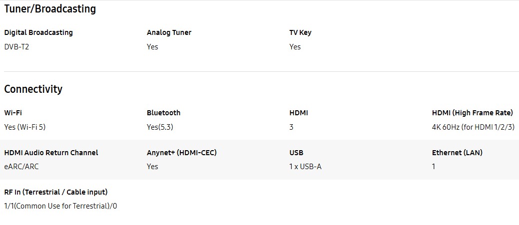 SAMSUNG 55" 4K Crystal UHD SMART LED TV UA55U8000F KXXM (2025) | Shopee ...