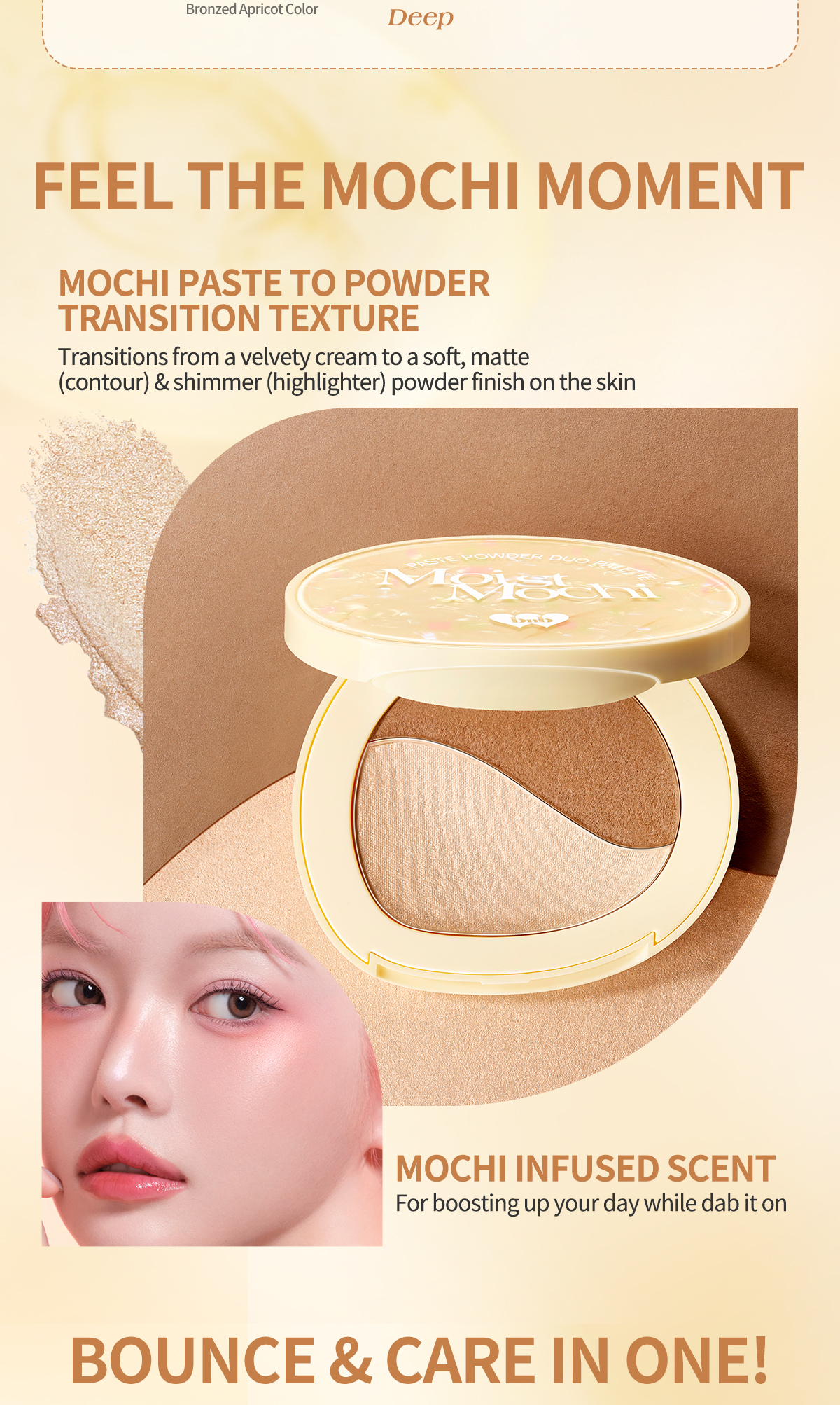 [BUNDLE] BNB barenbliss Mochi Face Frame Duo - Mochi Duo Palette, Mochi ...