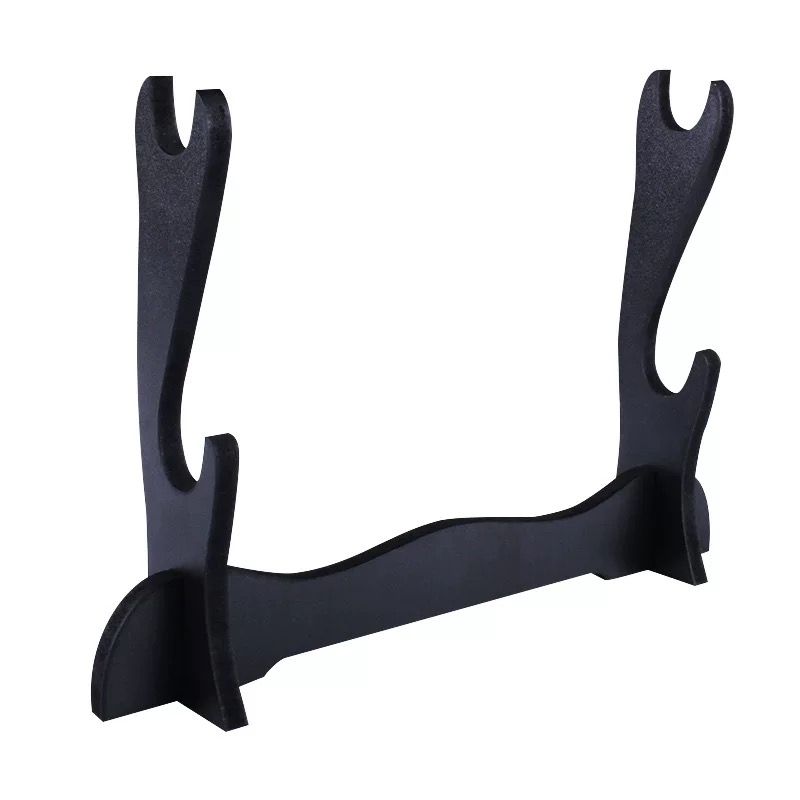 3-Tier Anime Katana Stand Kukuh Wooden Display Rack for Swords Knives ...