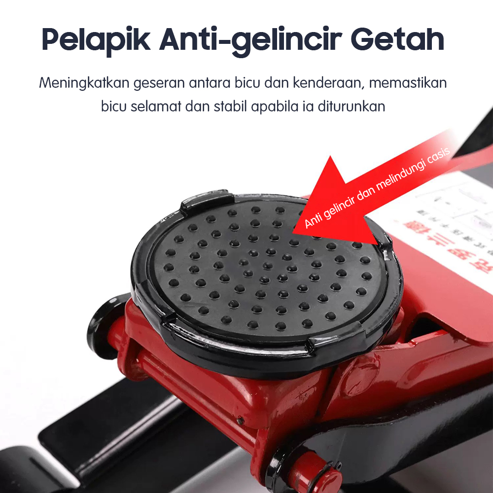 【Limited Offer】Heavy Duty 3 Ton Floor Jack Hydraulic Floor Jek Kereta ...