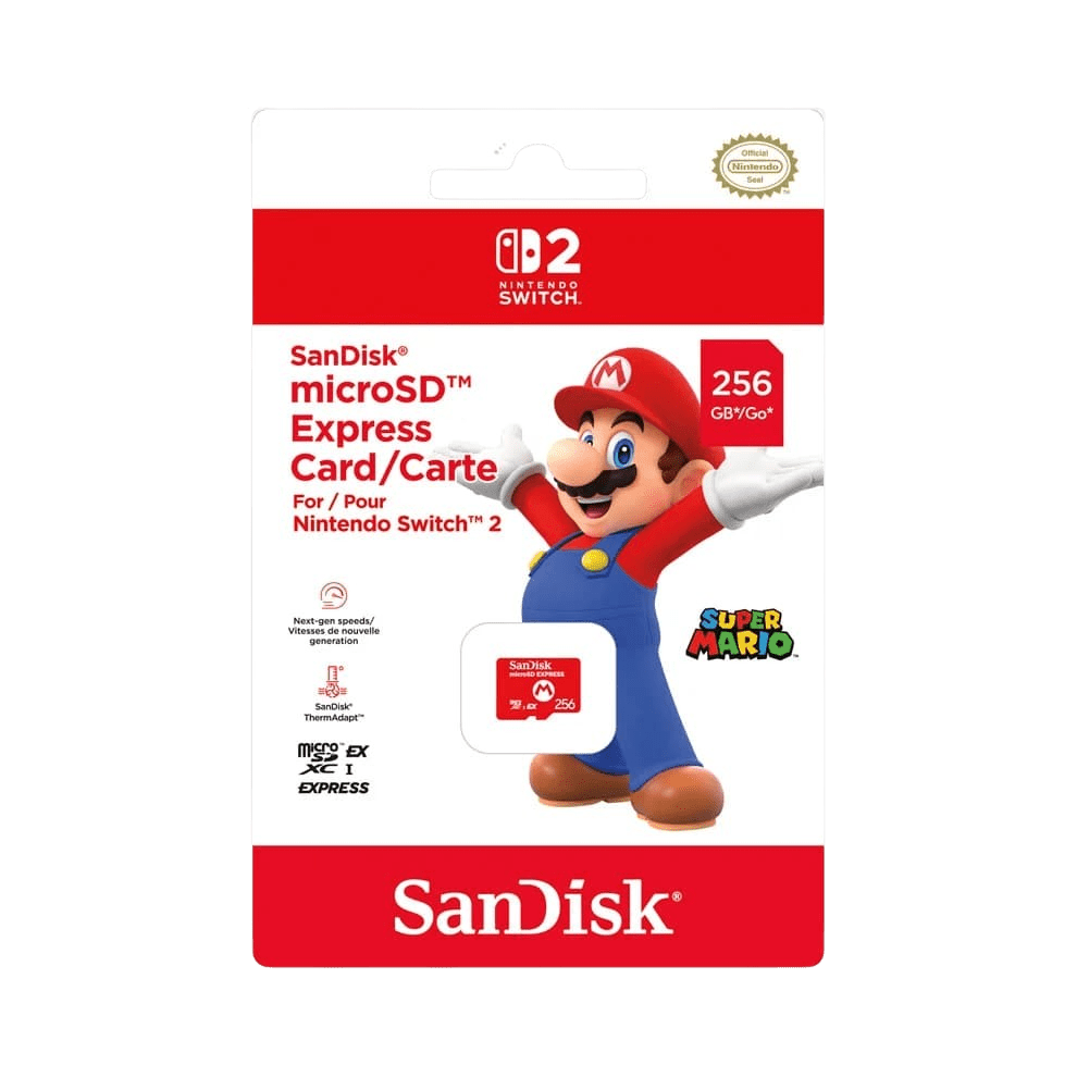 【12.25 SALE】Sandisk Nintendo Switch 2 MicroSD Express Card Mario ...