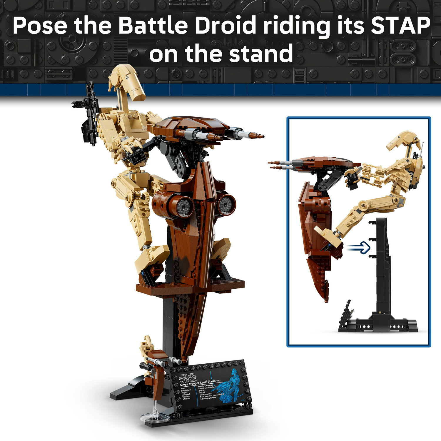 [BricksInBoots] LEGO Star Wars Battle Droid with STAP (75428)(1,088 ...