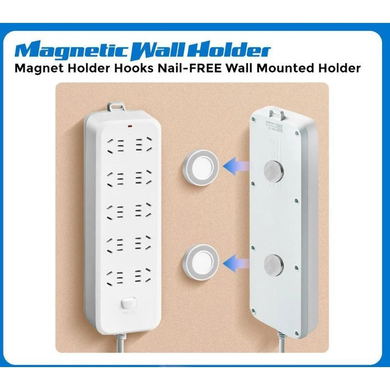 TV Aircond Remote Control Magnet Holder Wall Mount Hook Pelekap Dinding ...