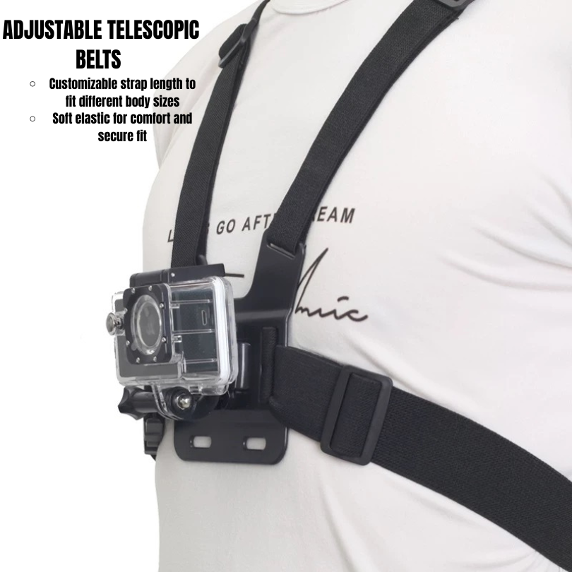 PLOKAMA - CAMERA / HANDPHONE Chest Mount Strap Harness Chesty Body ...