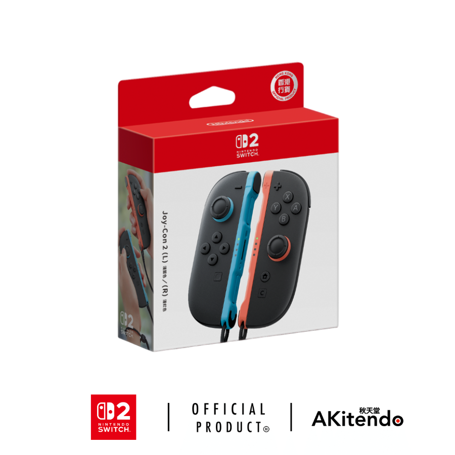 Nintendo Switch 2 Joy Con (L) Neon Blue/ (R) Neon Red (HK Set) | Shopee Malaysia