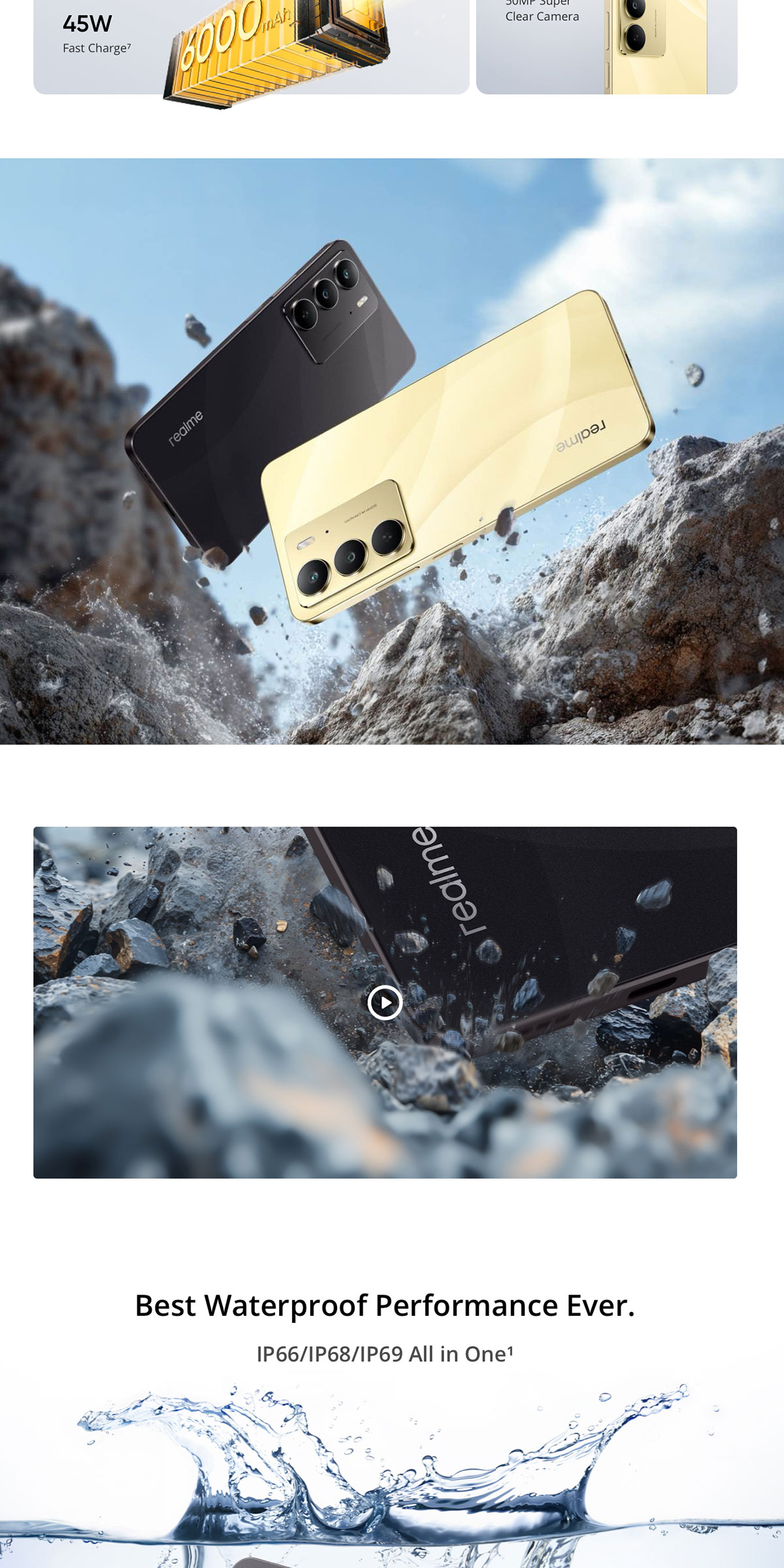 Realme C75 | 8GB +256GB | Waterproof | 6000mAH Massive Battery | Ultra ...