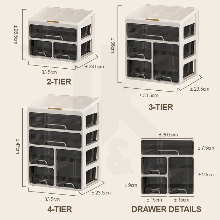[LOCAL] Makeup Drawer Organizer | Desktop Small Drawer Storage Box ...