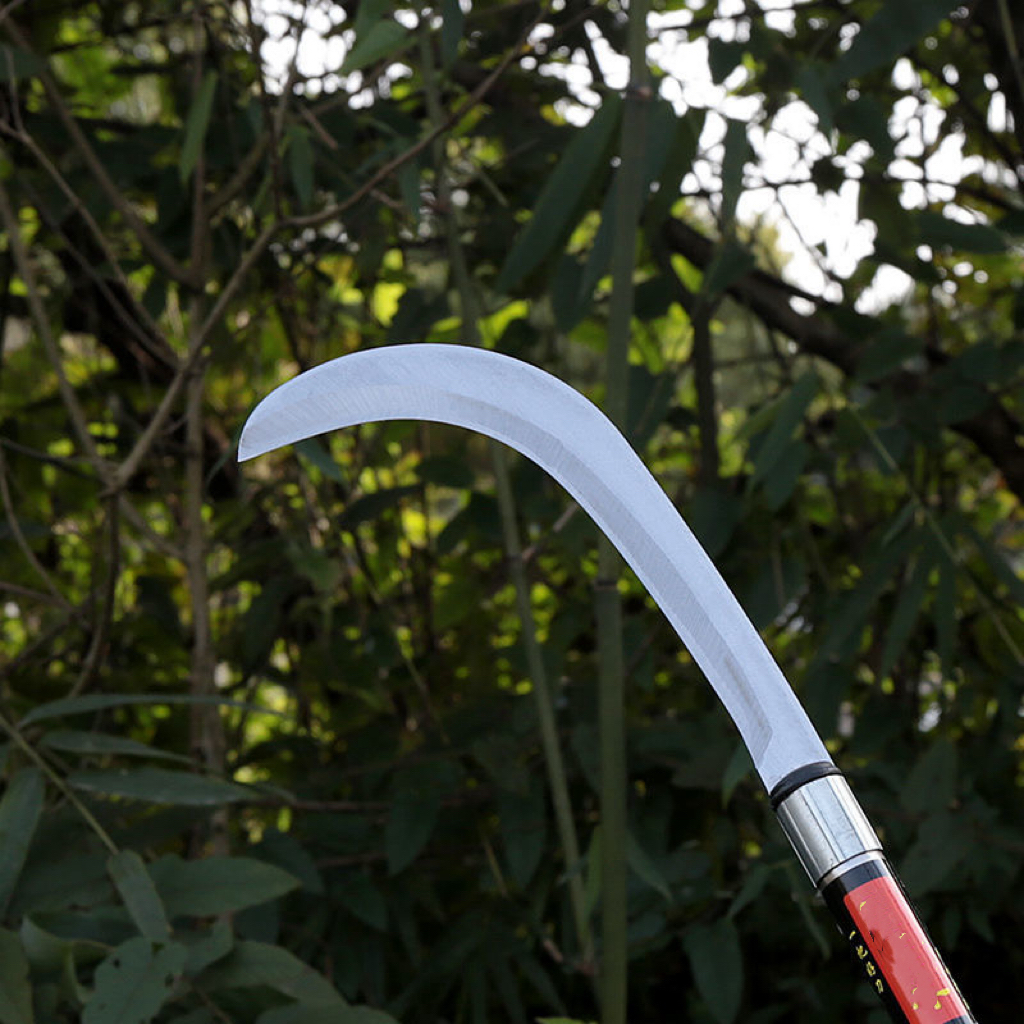 READY STOCK High manganese steel sickle mower knife extended machete ...
