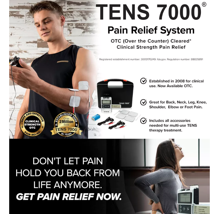 🔥 GENUINE🔥 TENS 7000 2nd Edition Digital TENS Unit With Accessories ...
