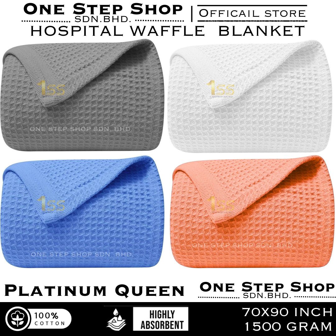 [ Platinum Blanket ] 100% Combed Cotton 1500gram | Selimut Hotel ...