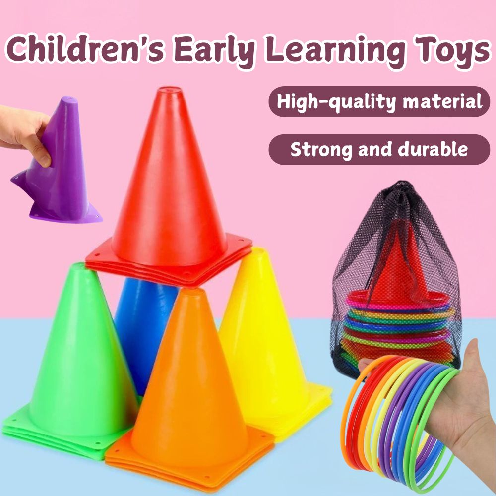 Christmas Children's Ring Toss Game/Cone Toss/Xmas Holiday Games/Indoor ...