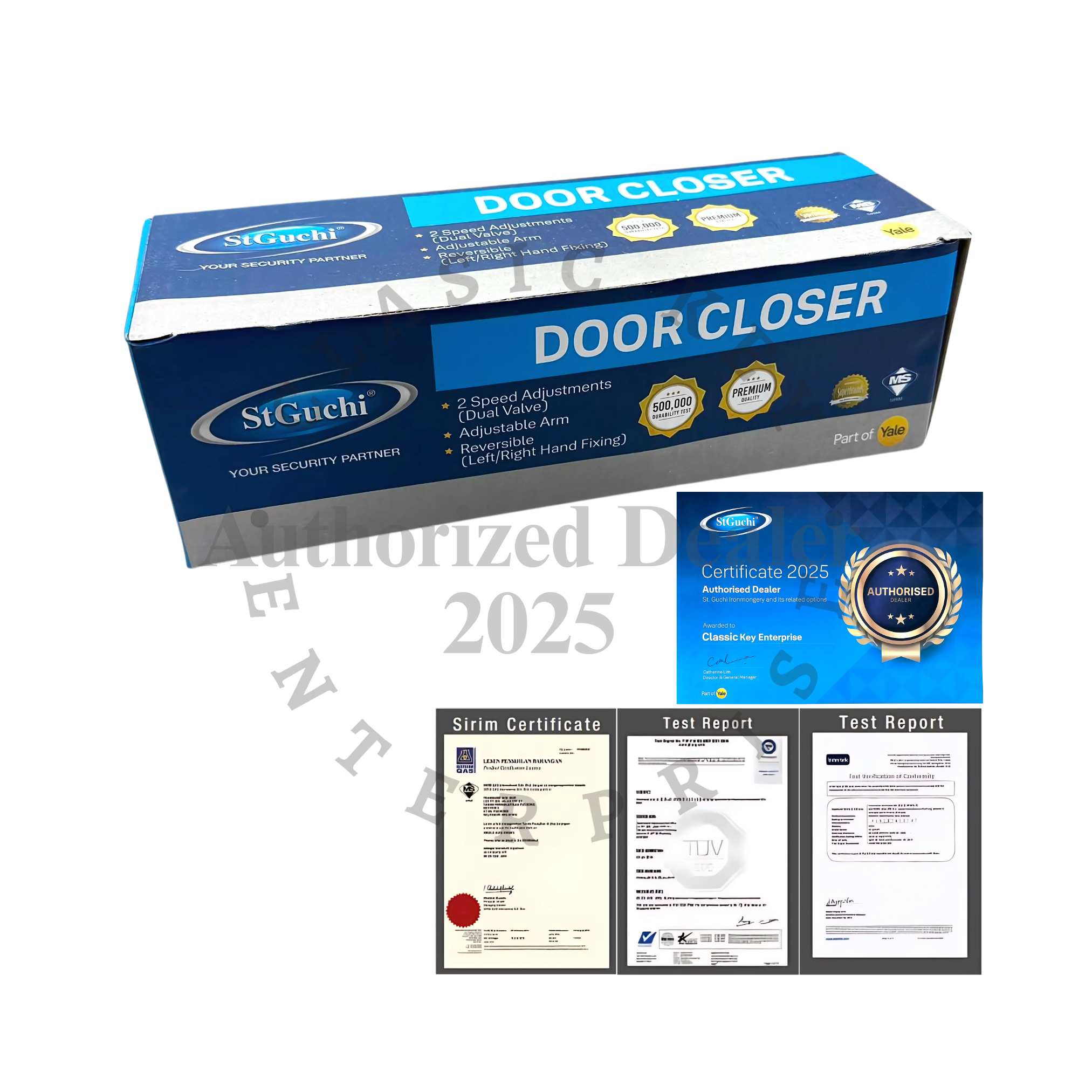 St Guchi Door Closer Model SGDC 51 / SGDC 51-H / SGDC 52 / SGDC 72-H / SGDC 523BC (SIRIM ...