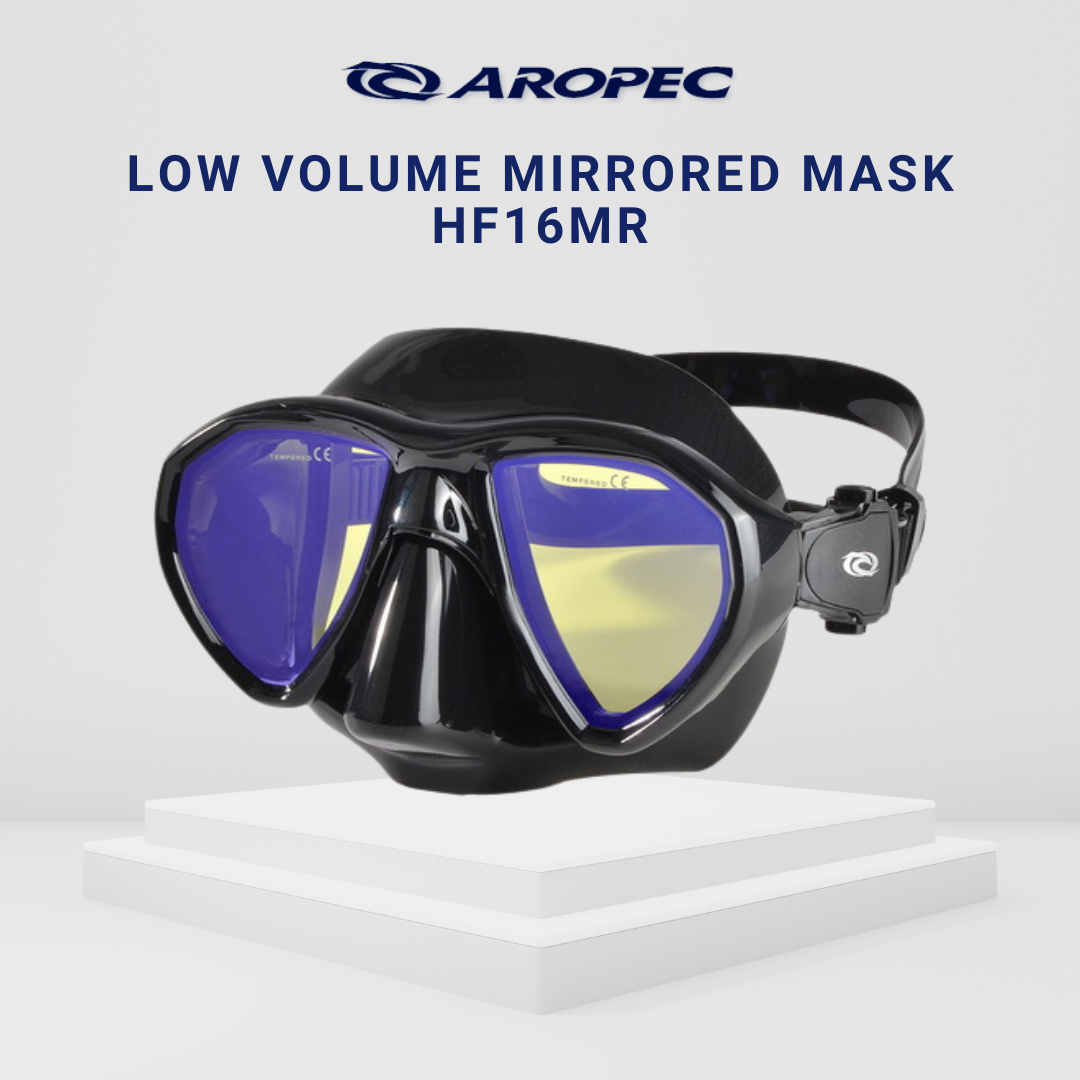 AROPEC M2-HF16MR Scuba Diving Mask Freediving Mask Spearfishing Mask ...