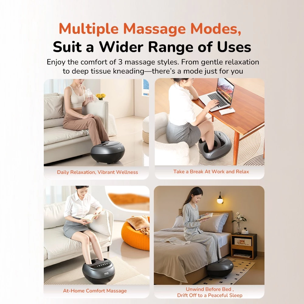 Zero Healthcare Midnight foot massager More Powerful Airbag With Heat ...