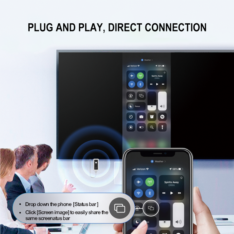 HDMI Tanpa Wayar 4K Wireless HDMI Transmitter Receiver 30M 1080P HDMI ...