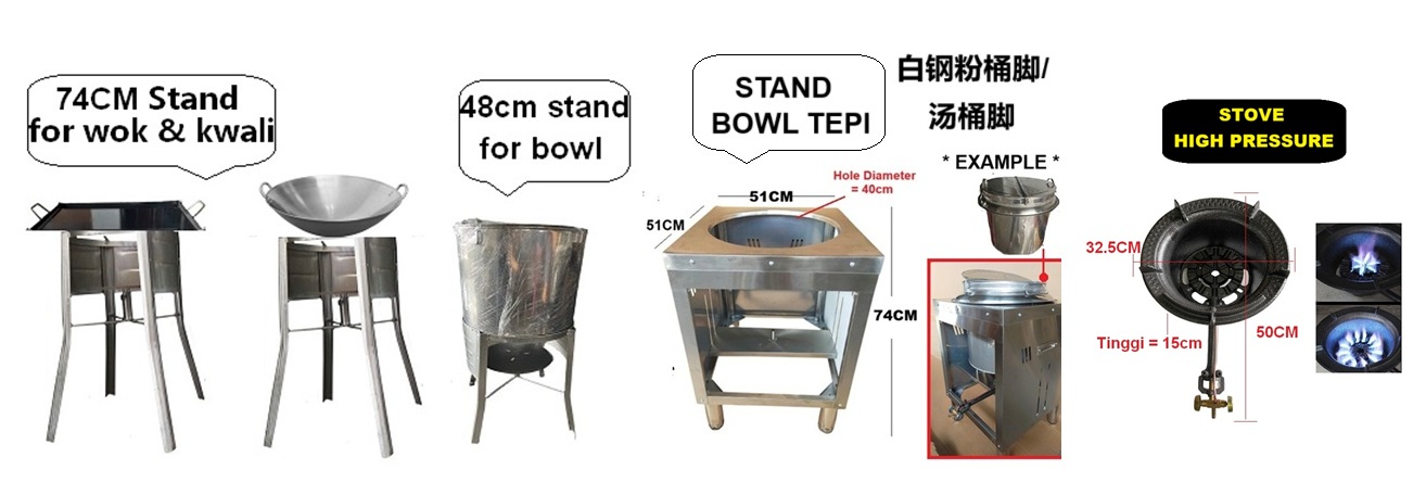 POT & DRUM MASAK AIR/ BOWL STAINLESS STEEL不锈钢水桶粉桶 POT STAND/ TONG DAPUR ...