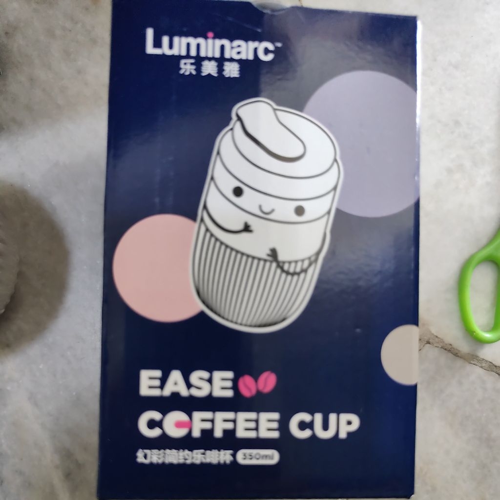 LUMINARC EASE COFFEE CUP GLASS MUG 350ML | Shopee Malaysia