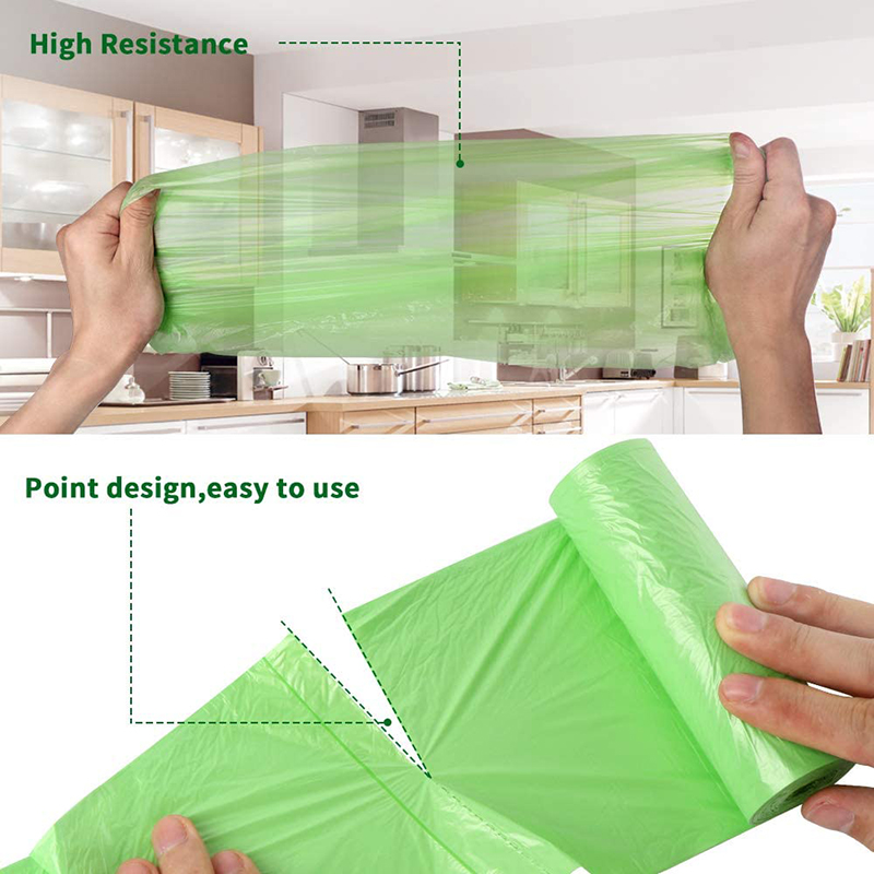 100pcs Plastik Sampah Garbage Bags For Home Waste No Smell Disposable ...