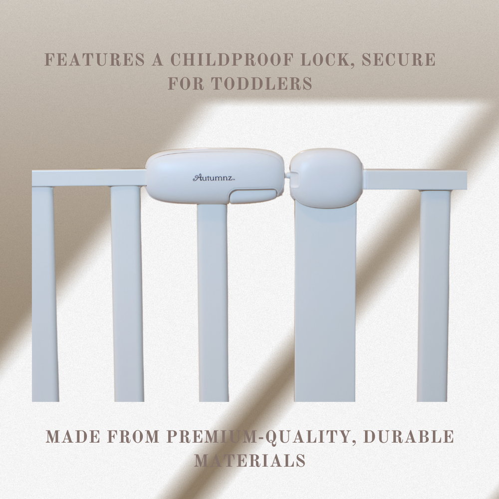 Autumnz Safety Gate (Auto Close), Baby Staircase Safety Gate, Pintu ...