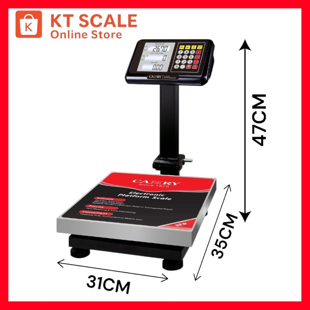 75KG CAMRY PRICE COUNTING PLATFORM SCALE TCS-JCS67Z | Shopee Malaysia