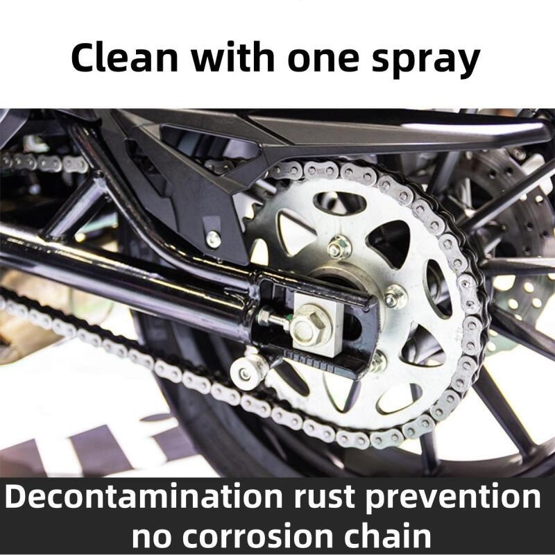 Motorcycle Chain Cleaner Spray Motorcycle Chain Maintenance Kit Rust ...