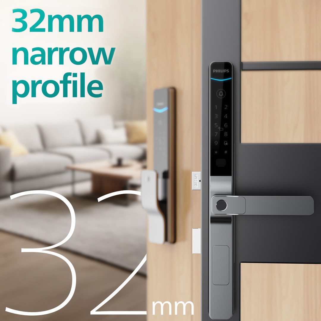 (NEW 2025) Philips Dual-Sided Smart Lock DDL 611 -18HBS (Dual ...