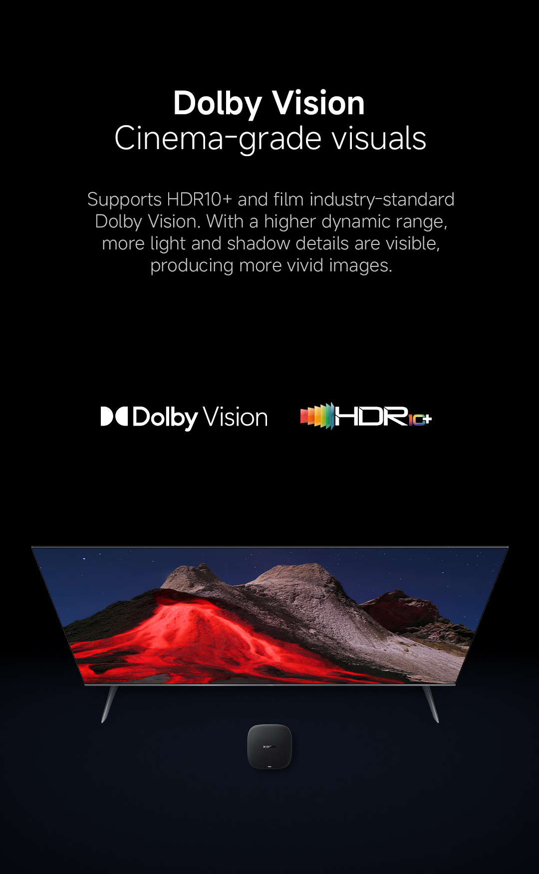 Xiaomi TV Box S (3rd Gen) | 4K UHD Output | Cinema‑Grade HDR Support | Immersive Audio ...