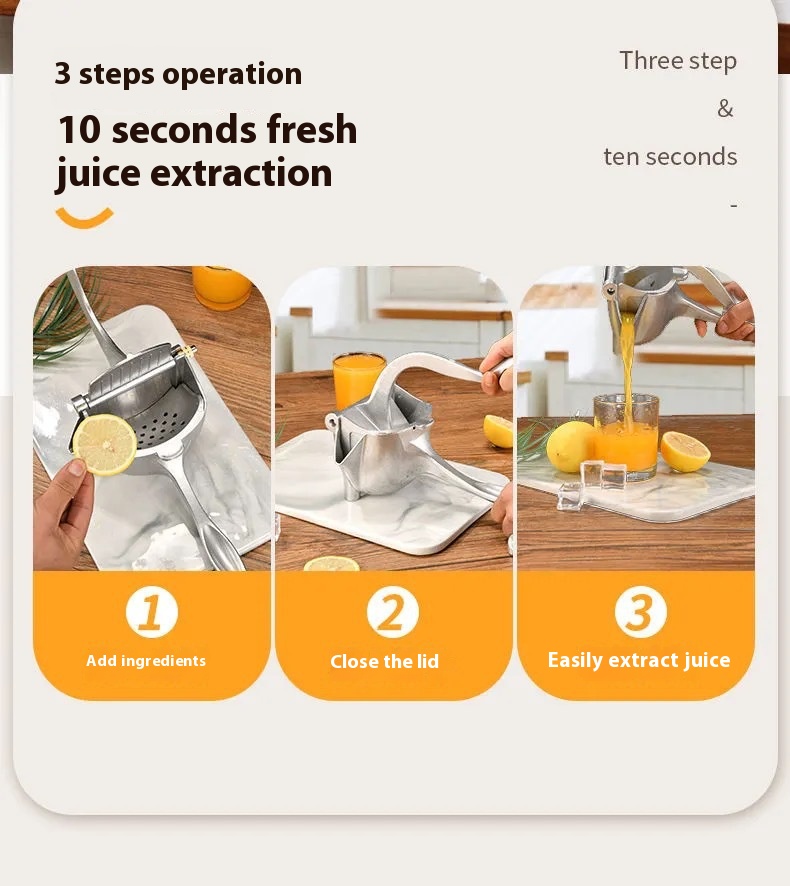 Pemerah Jus Buah Tahan Lasak Manual Juicer Heavy Duty Fruit Squeezer ...