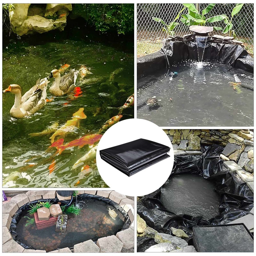 【350microns】HDPE Fish Pond Liners 0.35mm Premium Durable Waterproofing ...
