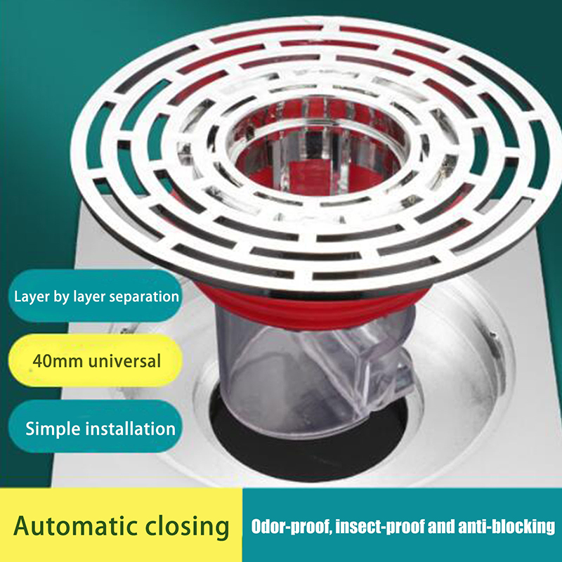 Floor Drain Core Large Size/Hair Interceptor Insect-proof Odor-proof ...