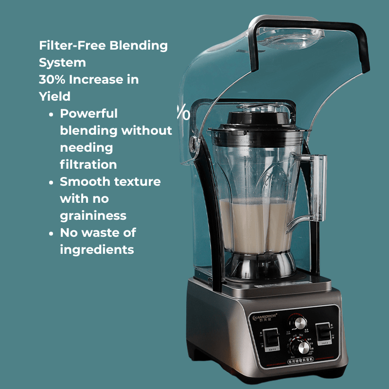 【Commercial 2.5L High-Power Blender with Soundproof Cover】– 2200W Pure ...