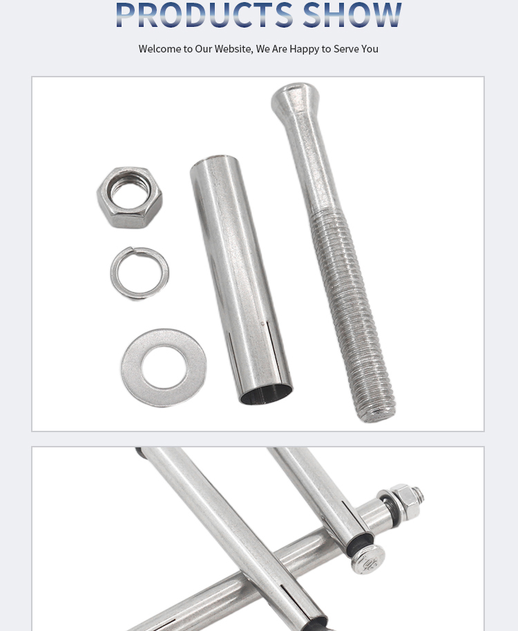 Expansion Anchor Bolt M6 M8 M10 M12 | 304 Stainless Steel | Wall Plug ...