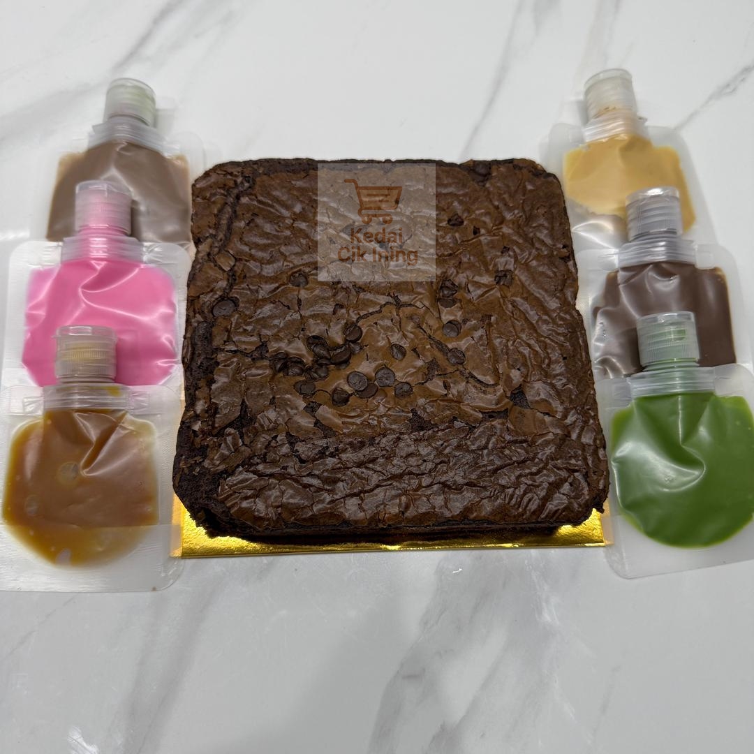 Brownies Kedut Dark Chocolate 6.5 inches | Shopee Malaysia