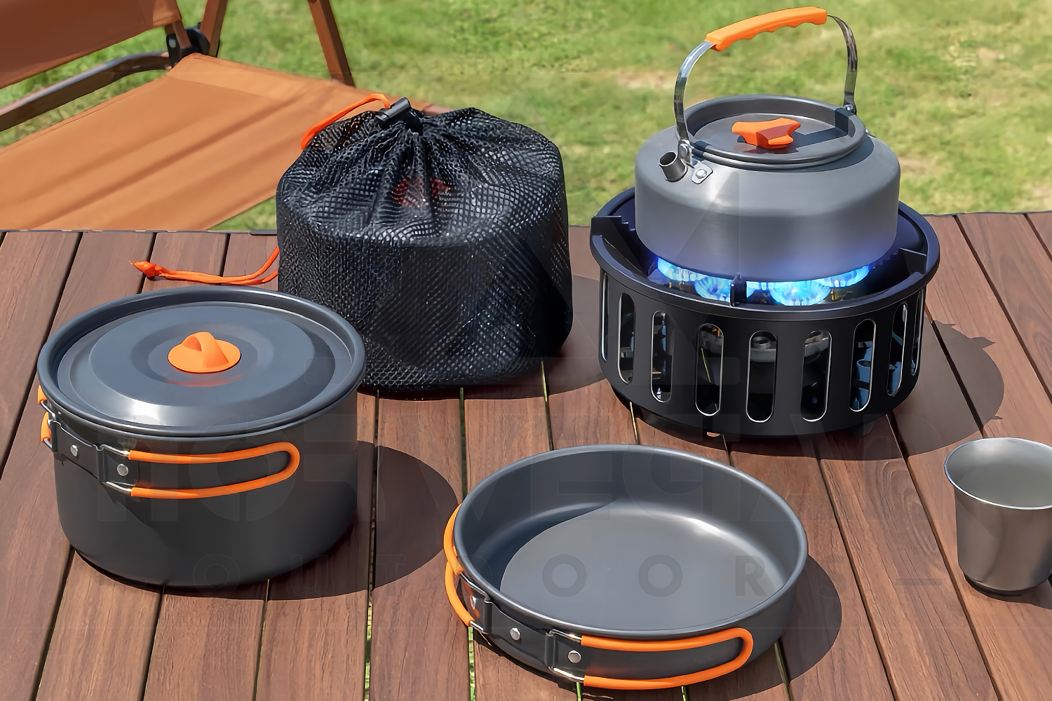 MY💕READY STOCK💕Camping Stove Portable Seven Star Stove Set 19800W Large ...